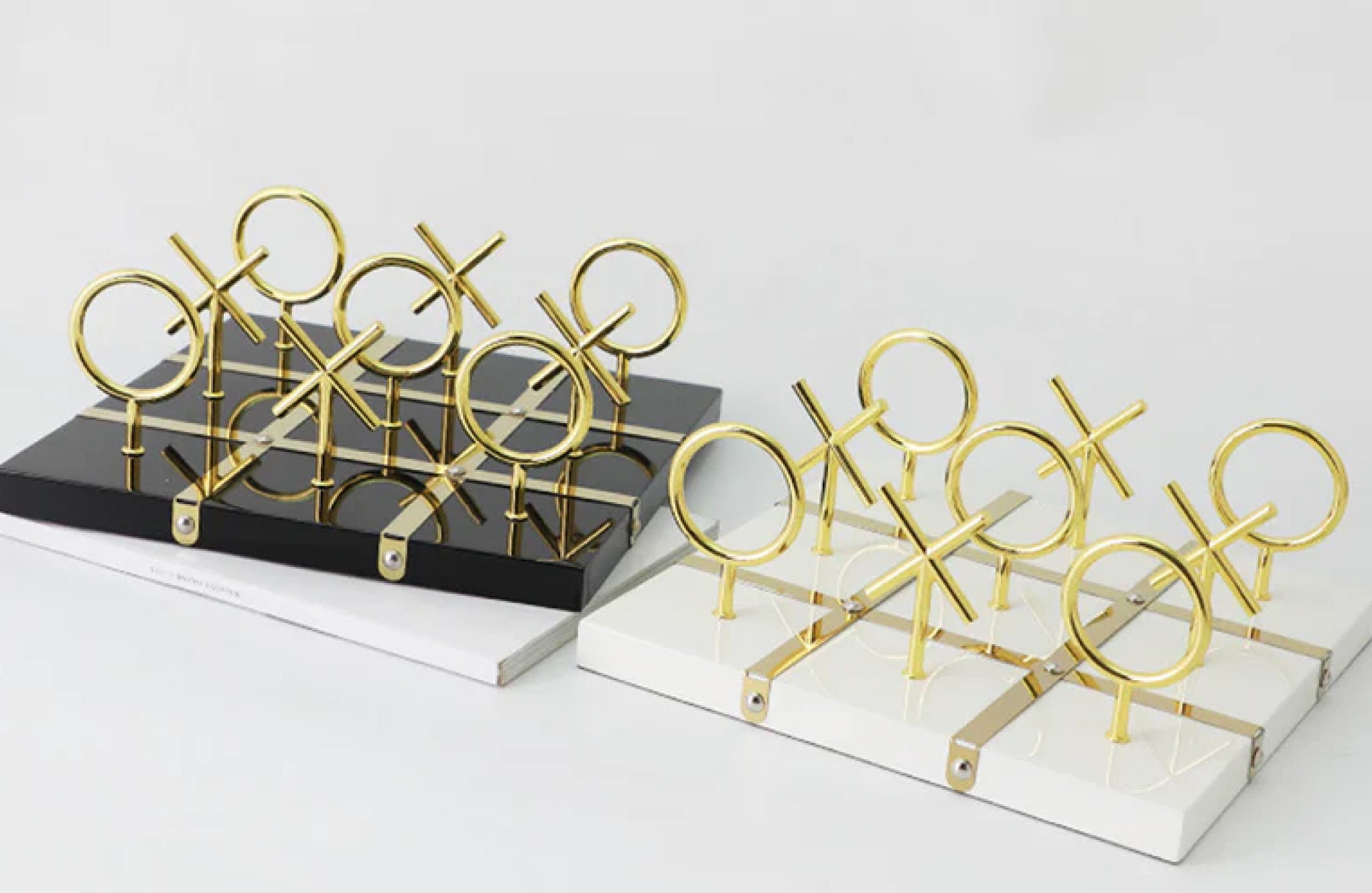 Gold Tic-Tac-Toe Game: Luxurious Twist on Classic Game Board