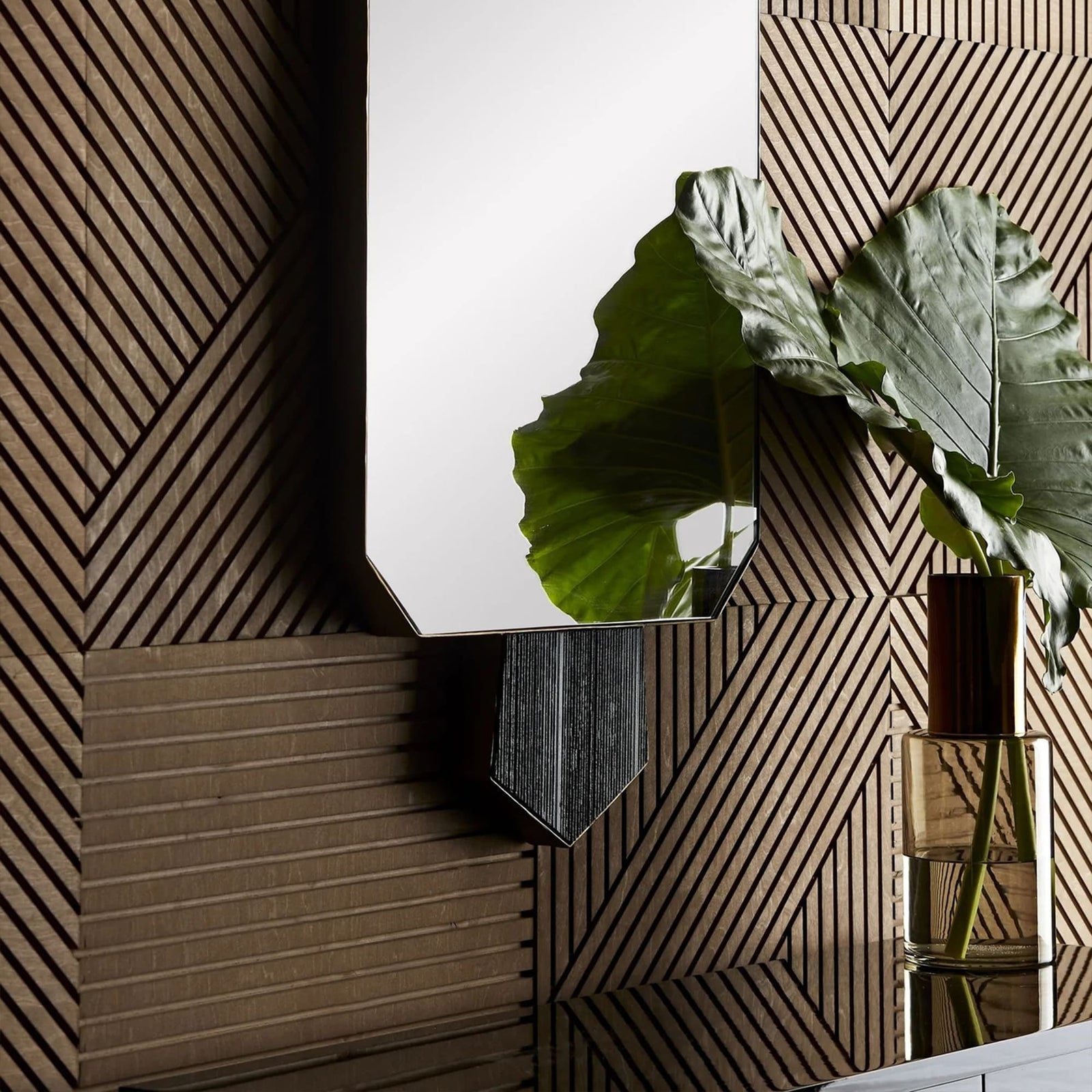 Home Mosaic Wood Wall Panel