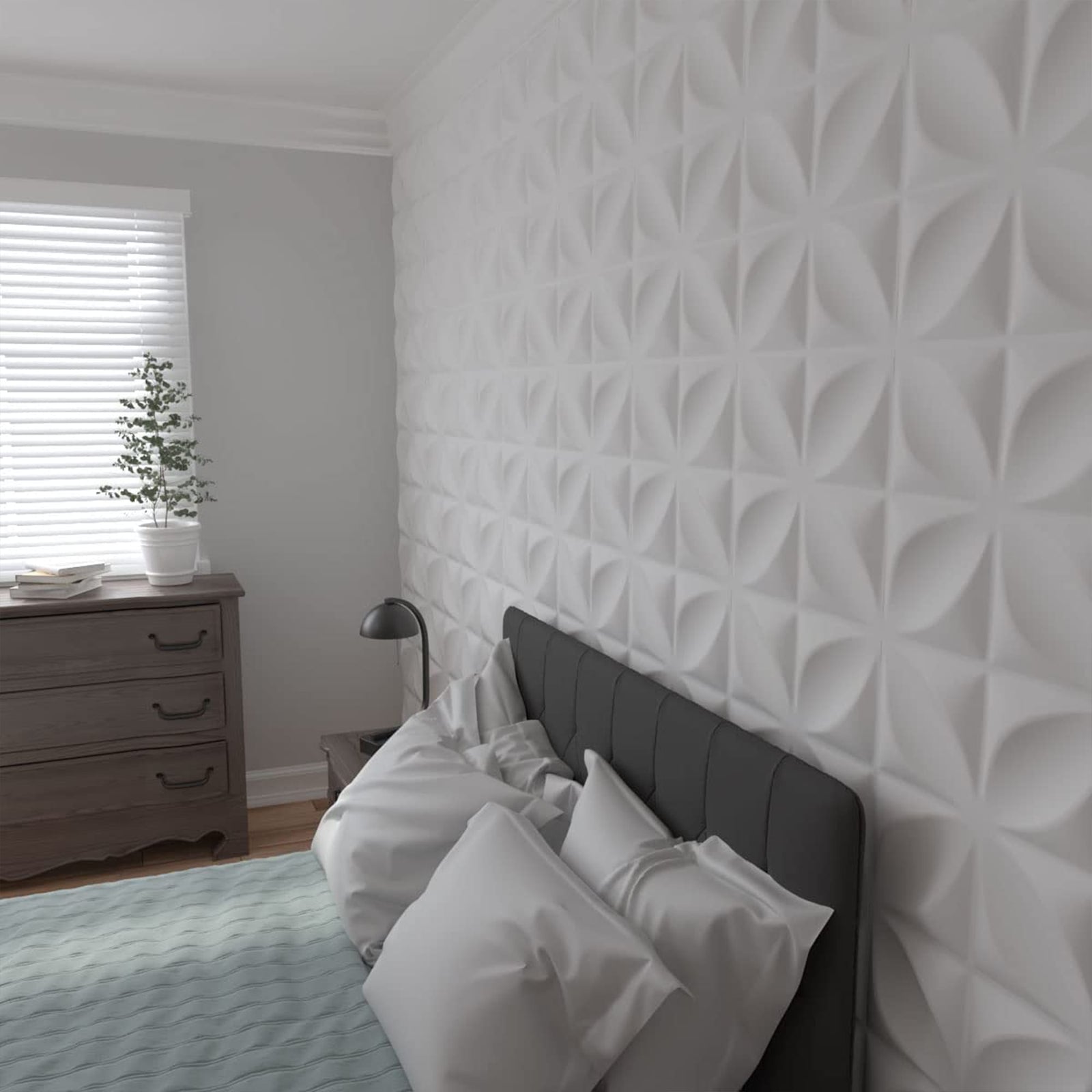 Home Flower 3D PVC Wall Panel