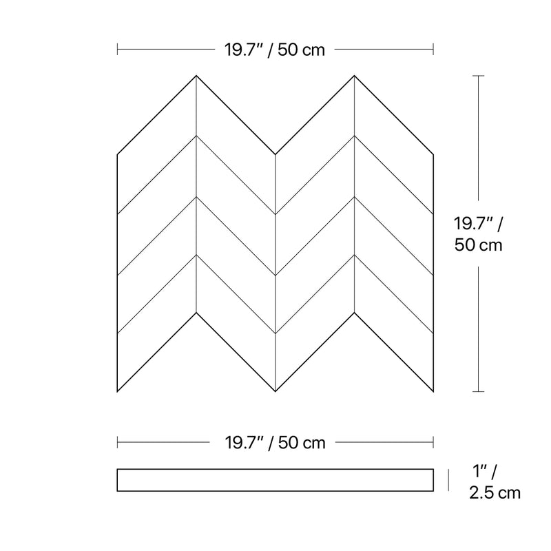 Triangular Mosaic Wood Wall Panel | Premium Materials | Home Decor
