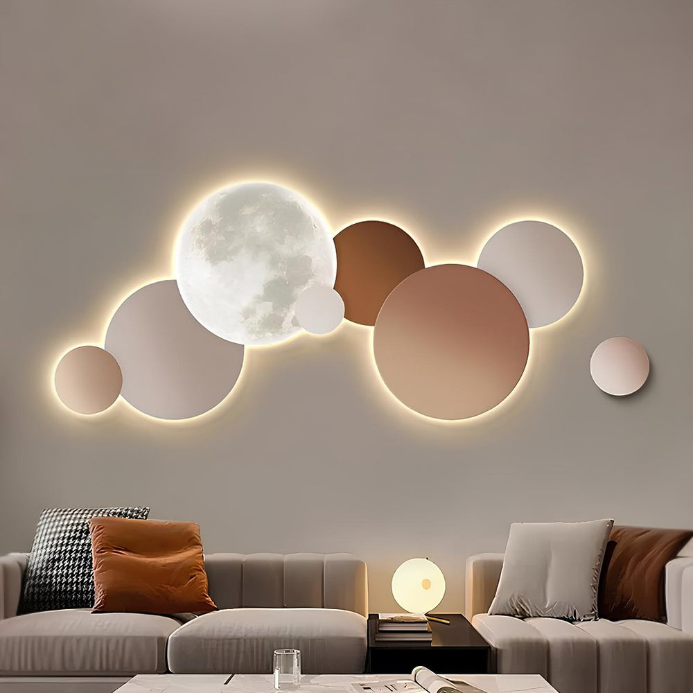 Lunar Glow Modern LED Wall Art | Premium Materials | Best Gift Choice