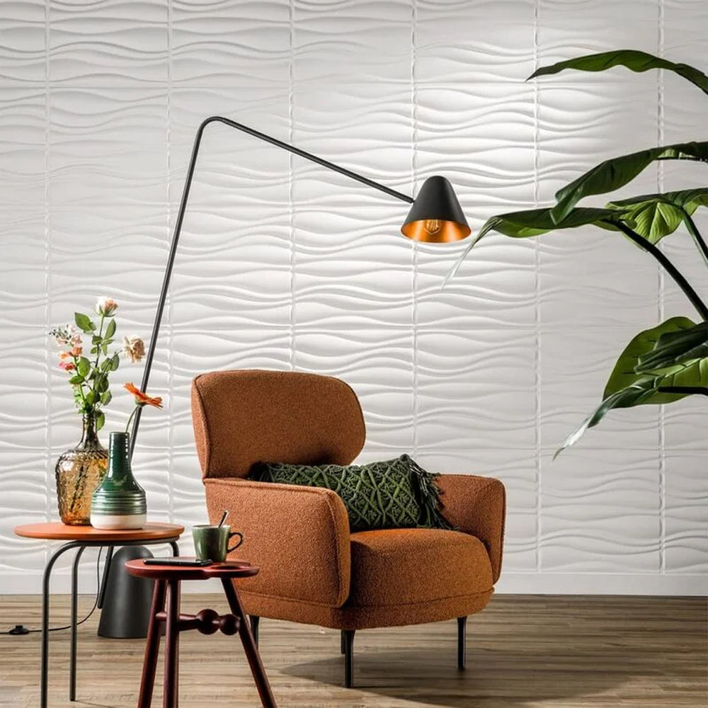 Waves 3D PVC Wall Panel | Premium Materials | Home Decor Choice