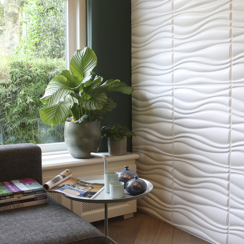 Waves 3D PVC Wall Panel | Premium Materials | Home Decor Choice