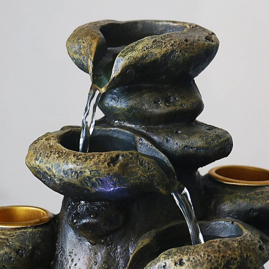 Indoor Candle Water Fountain | Premium Materials | Best Gift Choice