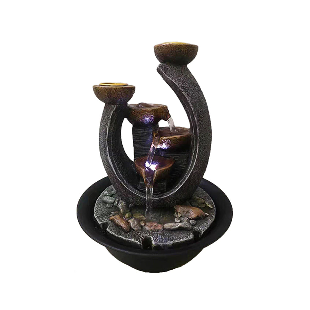 Indoor Candle Water Fountain | Premium Materials | Best Gift Choice
