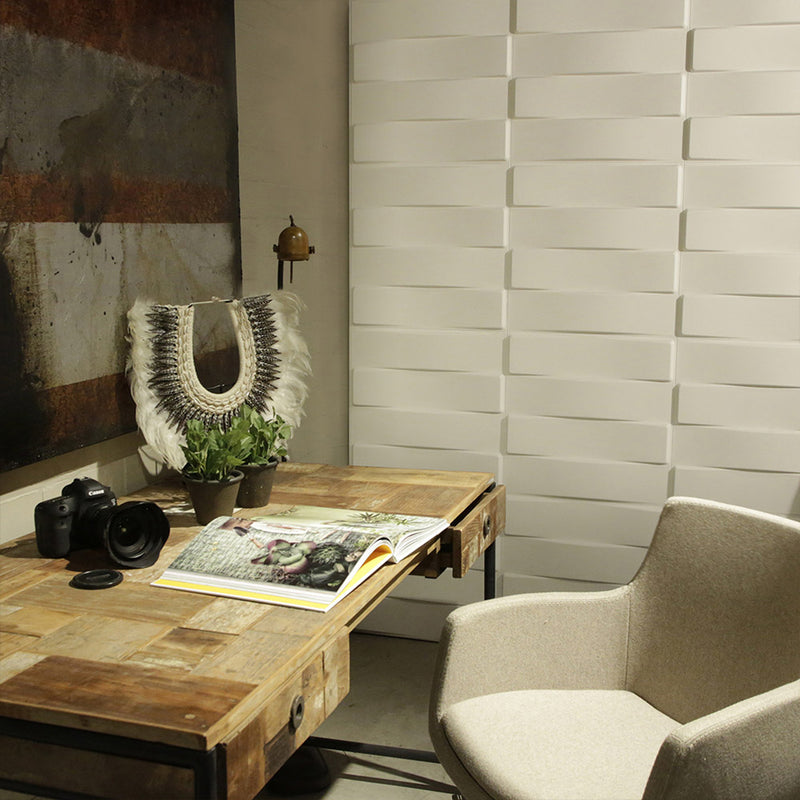Rectangular 3D PVC Wall Panel | Premium Materials | Best Home Decor