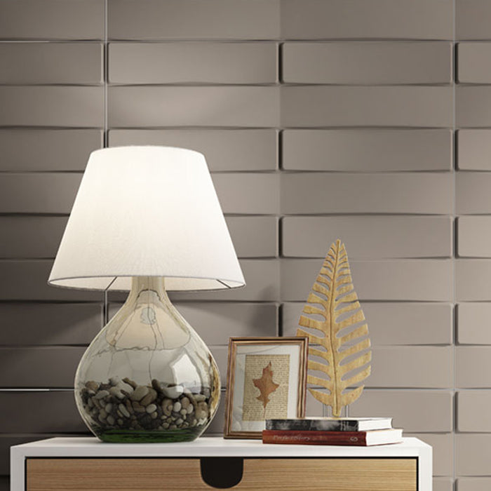 Rectangular 3D PVC Wall Panel | Premium Materials | Best Home Decor