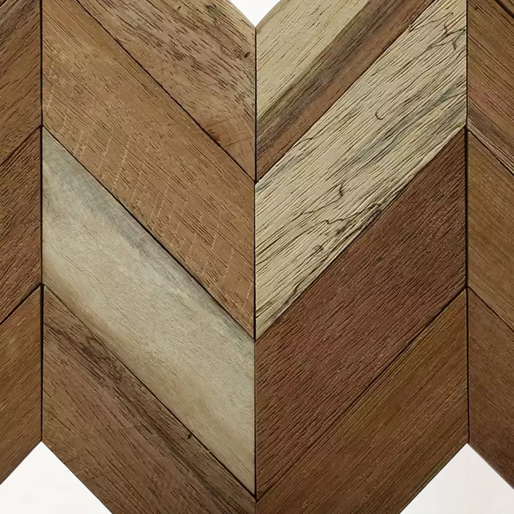 Home Triangular Mosaic Wood Wall Panel