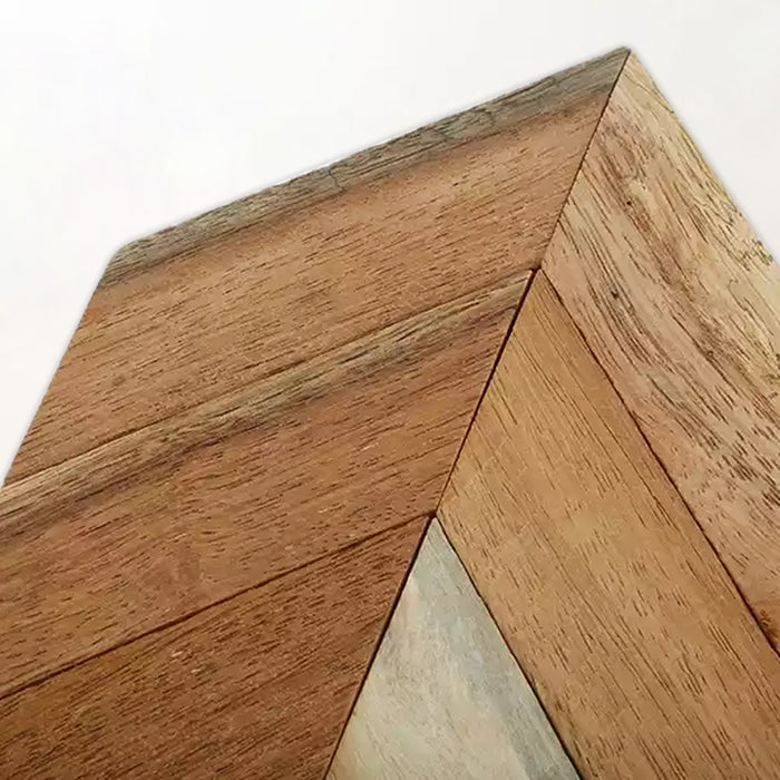 Home Triangular Mosaic Wood Wall Panel