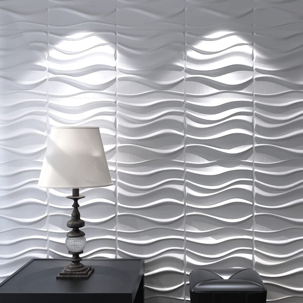 Wavy 3D PVC Wall Panel | Premium Materials | Home Decor Choice