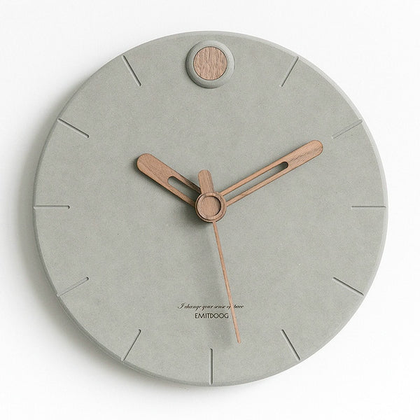 Home Rustic Wooden Wall Clock