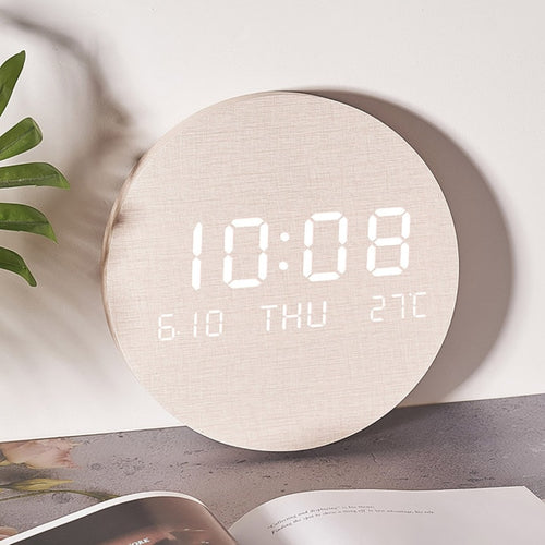 Wooden Aura LED Wall Clock | Premium Materials | Best Gift Choice